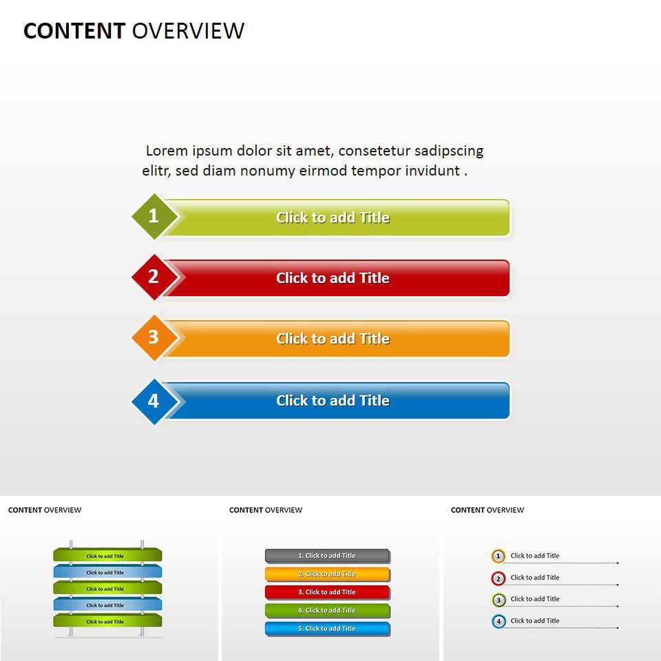 Tables Keynote Shapes: 32 Editable Designs