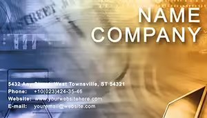 Computer Network Security Business Cards