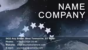 International agreement Business Card Template