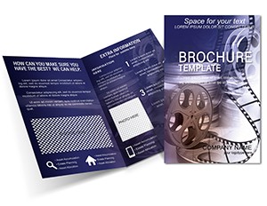 Cinema Movie studio Brochure design template