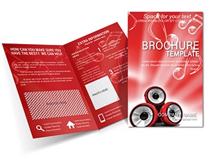 Professional Recording Studio Design Brochure Template