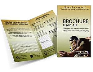 American Football Team Potential Brochure Template