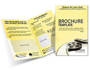 Cinema Movie studio Brochure design template