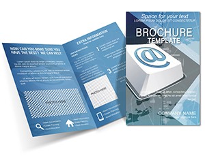 Computers with Access to Network Brochure Template - Download, Design,