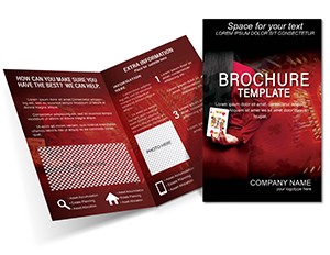 Customizable Casino Card Game Brochure Template - Elevate Your Game Night