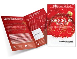 Decided to Celebrate Christmas Brochures templates