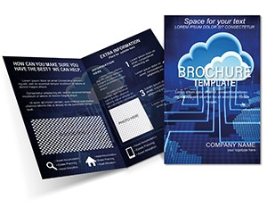 Cloud networks Brochures templates