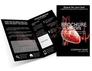 Heart Cardiogram Brochure Templates