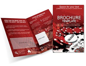 Customizable Casino Card Game Brochure Template - Elevate Your Game Night