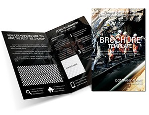Industrial Brochure Template for Warehouses - Customizable and Professional