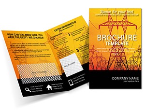 Electricity and Cable Brochure template