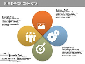 Pie Process Keynote charts template