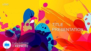 Abstract Backdrop Keynote Template