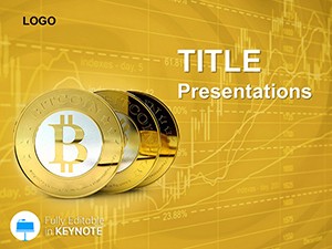 Online Bitcoin Trading Keynote templates