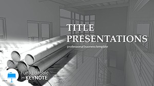 Architectural Plans Keynote Template for Design Pros