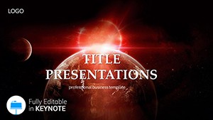 NASA Space Center Keynote templates