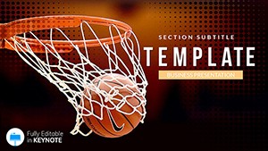 Play basketball Keynote template
