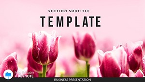 Floral Arrangements Keynote Templates - Themes