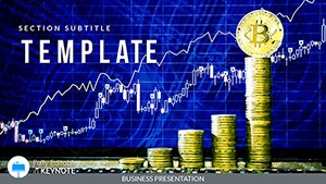 Exchange Bitcoin - Currency Keynote templates