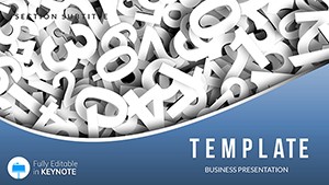 Background Math Problem Solver Keynote Template - Download Design