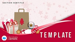 Holiday Snowfall Keynote templates