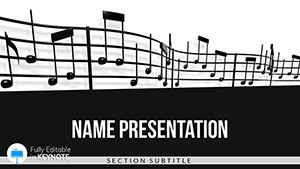 Musical Notes Keynote Template - Presentation Download