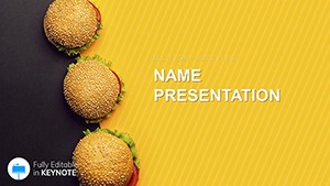 Delicious Themes: Hamburger, Cheeseburger, Coca Cola - Download Keynote