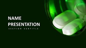 Pill background design for Pharmaceutical or medical Keynote presentation