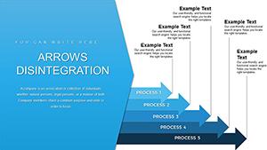 Arrows Concept Free PowerPoint Charts Template - Download PPTX