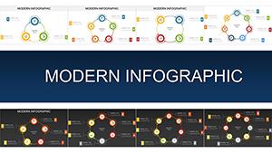 Monthly Cycle PowerPoint Charts Template