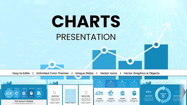 Vibrant Color Circles Charts for PowerPoint