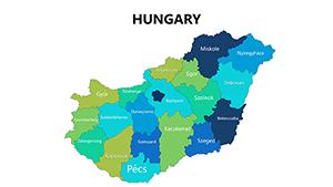 Download Editable Hungary PowerPoint Maps Template for Presentation