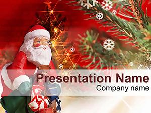 Free Santa Claus Christmas PowerPoint Template - Download Presentation