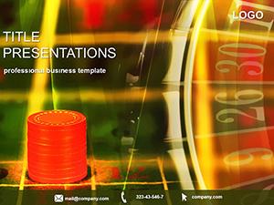 Roulette Casino PowerPoint Template - Download PPT Presentation