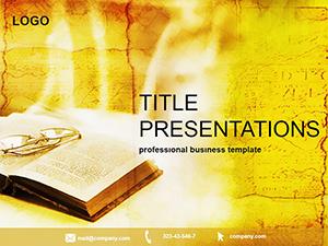 Historical Books PowerPoint Template - Professional Presentation | Download