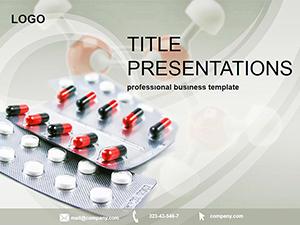 Tablet Pill And Capsule Medicine PowerPoint template