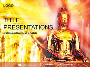 Gautama Buddha PowerPoint Template: Presentation