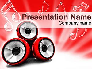Audio recording software PowerPoint templates