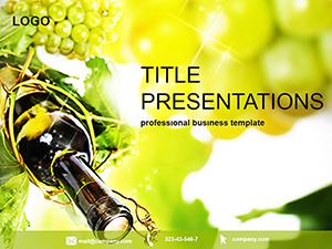 Wine Best Brand PowerPoint template for presentation