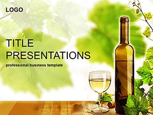 Wine Best Brand PowerPoint template for presentation