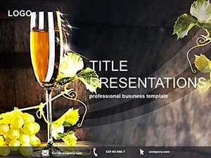 Wine industry PowerPoint template for presentation