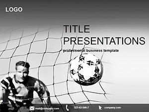Football Statistics, Goal PowerPoint templates