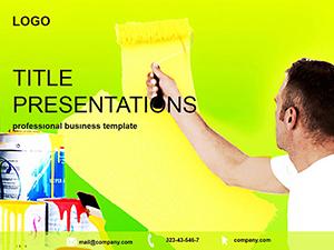 Paints PowerPoint template
