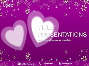 Valentines Heart of Love PowerPoint Template | Romantic Presentation