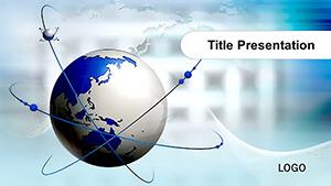 World global network PowerPoint template