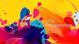 Abstract Light Ray PowerPoint Template: Presentation