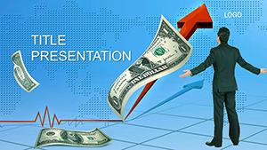 Presentation Business Dollar Exchange Rates PowerPoint template