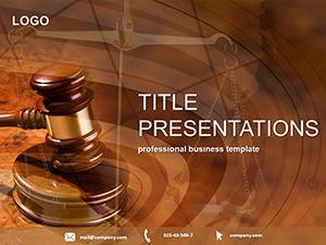 Legal system PowerPoint Template