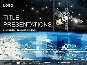 Satellite Antenna PowerPoint template
