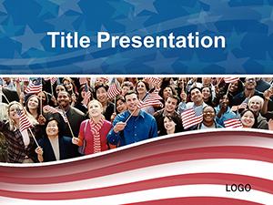 States of USA PowerPoint templates Presentation